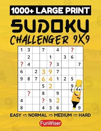 1000+ Sudoku 9x9 Puzzles with Solutions for Adults Easy to Hard: Large ...