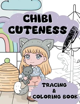 Amazon.com: Chibi Cuteness Tracing and Coloring Book: 9798302965257 ...