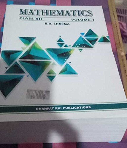 Mathematics Rd Sharma volume 1 class 12 : Amazon.in