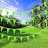 Amazon.com: Consummate 100 Feet Green Pennant Banners Flags String ...
