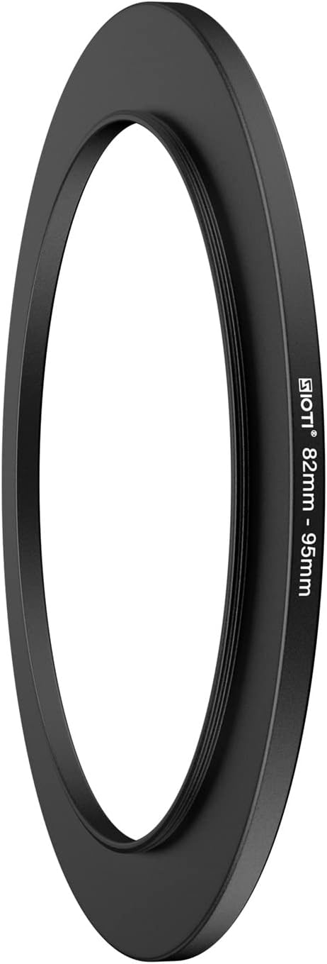 SIOTI Camera 82mm-95mm Step Up Adatper Ring, with A 85mm Cap, Matte ...