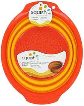 Amazon.com: Silicone Colander Collapsible Strainer 4 Qt. Dishwasher ...
