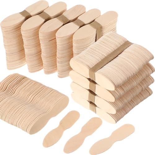 Amazon.com: Honeydak 500 Pcs Wooden Ice Cream Spoons Mini Wooden Spoons ...