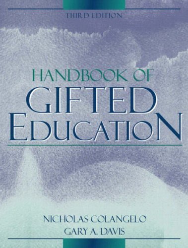 By Nicholas Colangelo - Handbook of Gifted Education: 3rd (third ...
