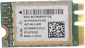 For DELLs Realtek RTL8723DE 0X53H3 300Mbps NGFFs 2.4G Wireless Support ...