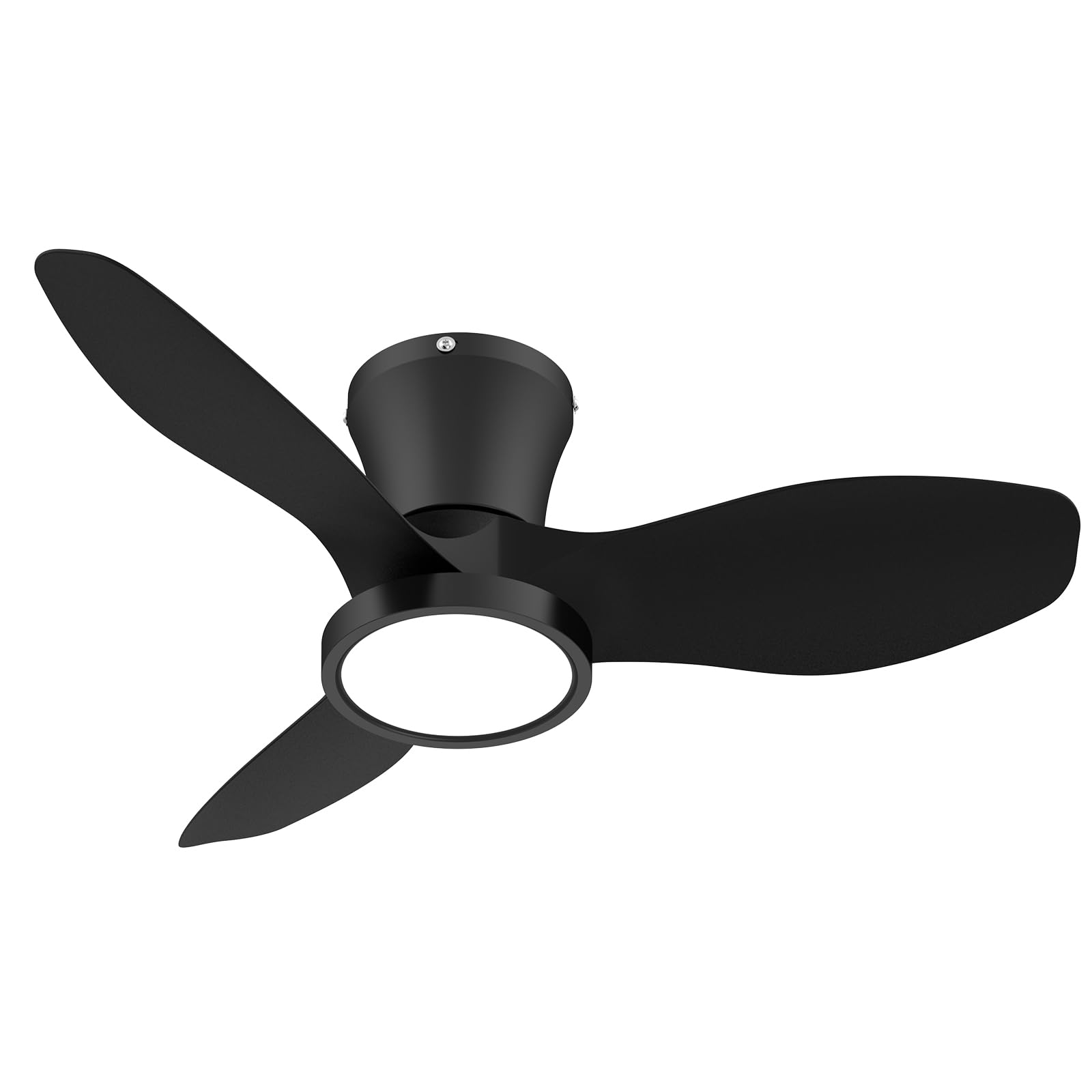 ocioc Quiet Ceiling Fan with LED Light DC Motor 32 inch Large Air ...