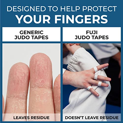 FUJI- Jiu-Jitsu and Judo Finger Tape with Case (6 Rolls) White – BigaMart