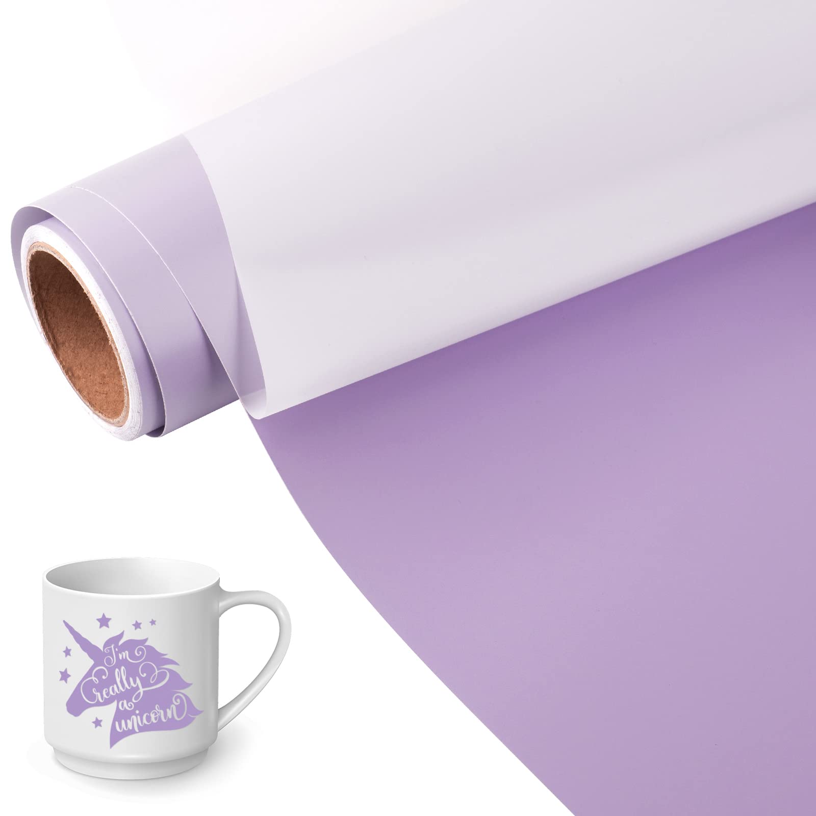Amazon.com: VINYL FROG 001 Craft Vinyl Matte Lilac Purple Adhesive ...
