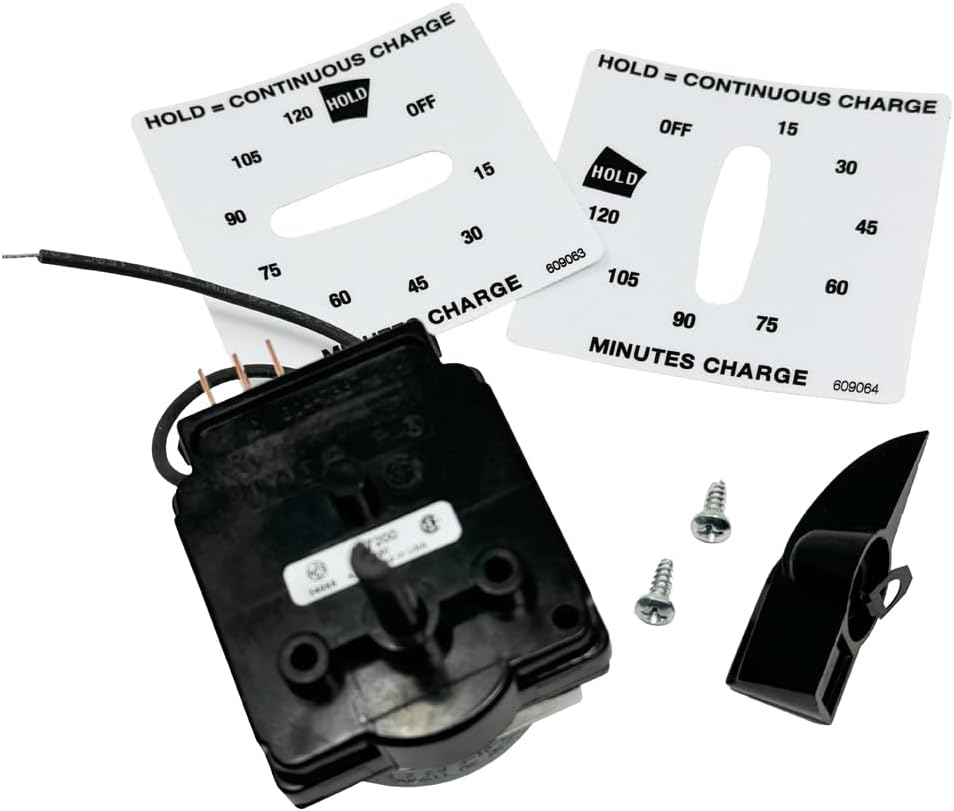 Amazon.com: Battery Charger Electromechanical Timer Kit - 120 Min with ...