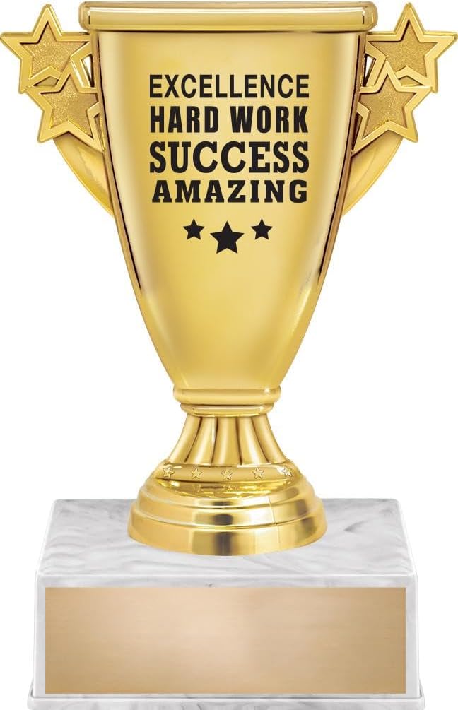 Amazon.com : Crown Awards 6" Achievement Recognition Cup Trophy On ...