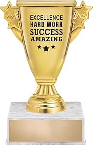 Amazon.com : Crown Awards 6" Achievement Recognition Cup Trophy On ...