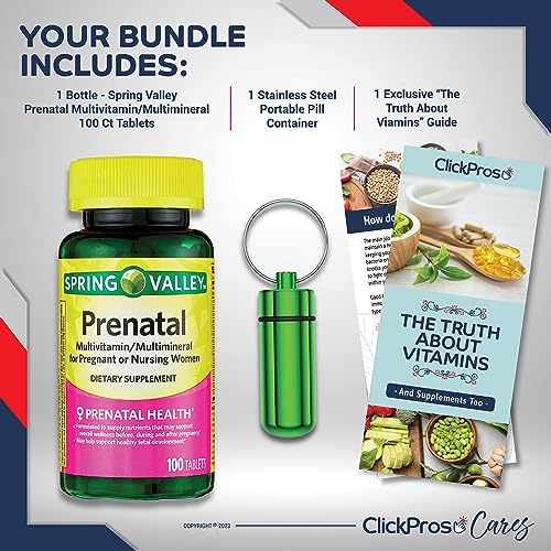 Snapklik.com : Spring Valley Prenatal Multivitamin/Multimineral For ...