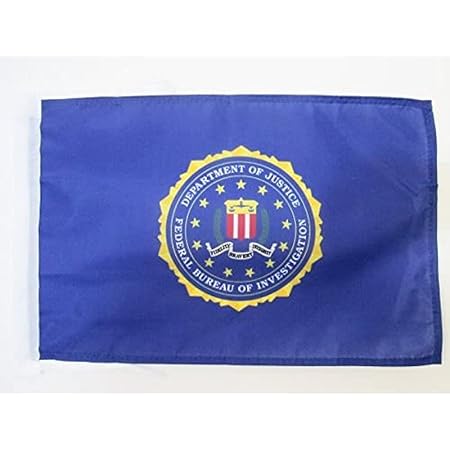 Amazon.com : AZ FLAG United States FBI Flag 18'' x 12'' Cords - US ...