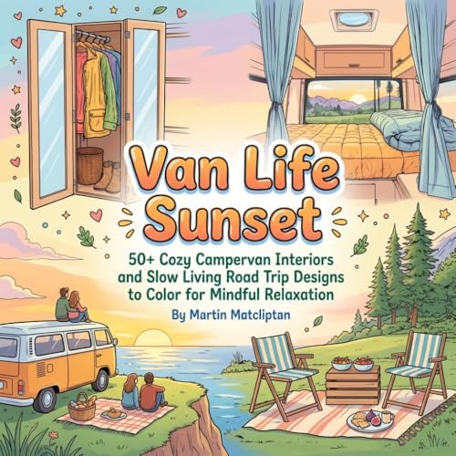 Amazon.com: Van Life Sunset: 50+ Cozy Campervan Interiors and Slow ...