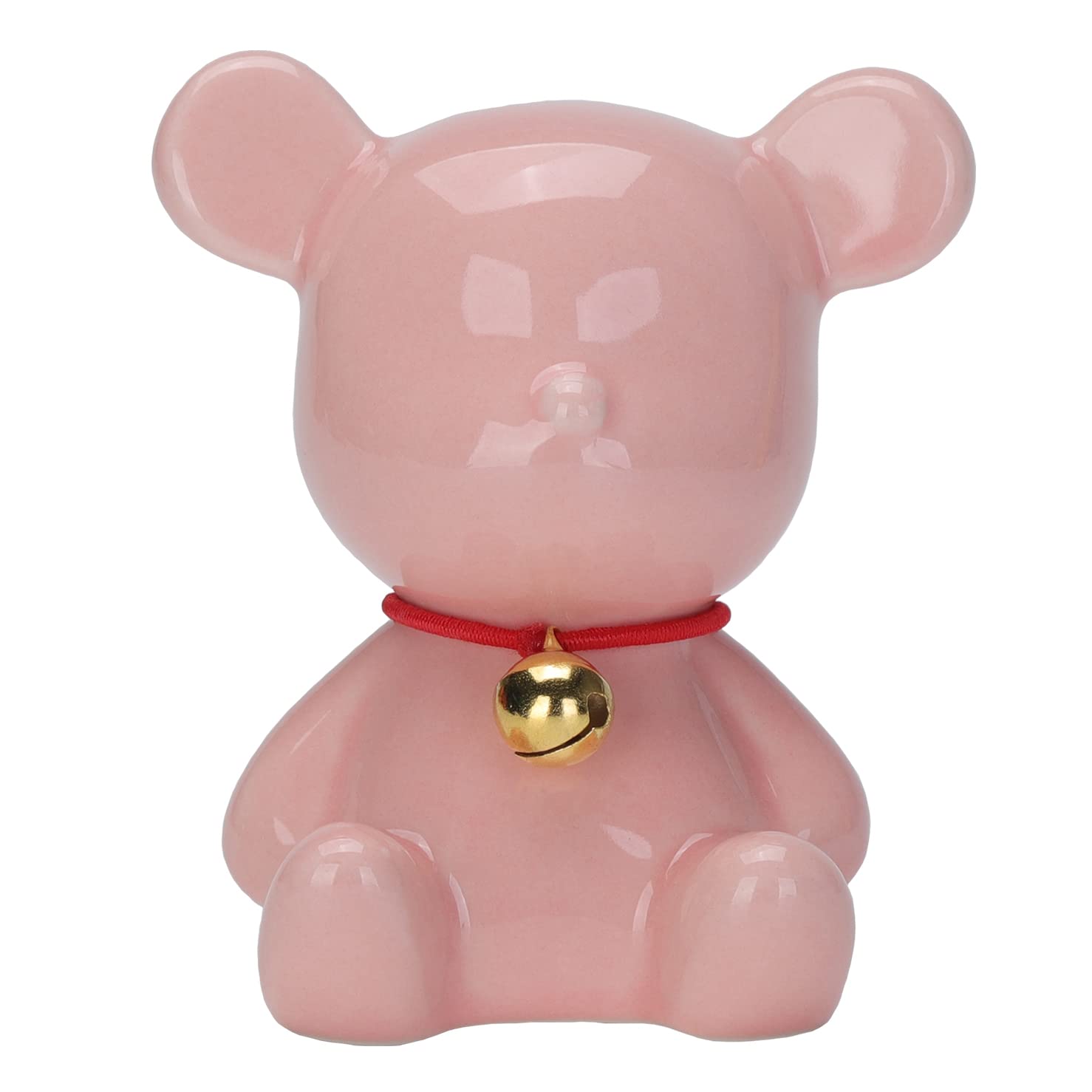 FREEJY Cute Mini Bear Statue - Ceramic Gloomy Bear for Home Decorations ...