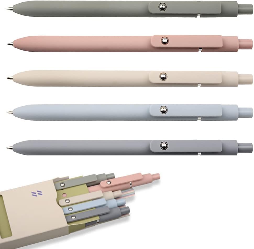 Mr. Pen- Ballpoint Pens, 12 Pack, Vintage Color Barrels, Black Ink ...