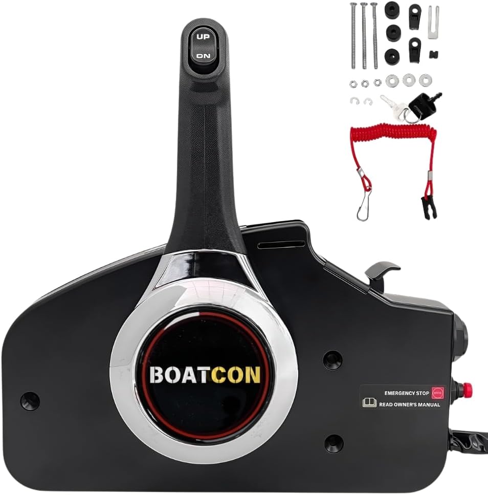 Amazon.com: Outboard Side Mounted Remote Control Box 20pin For Honda ...