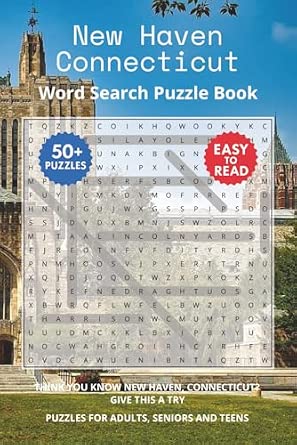 New Haven Connecticut Word Search Puzzle Book: Think you know New Haven ...