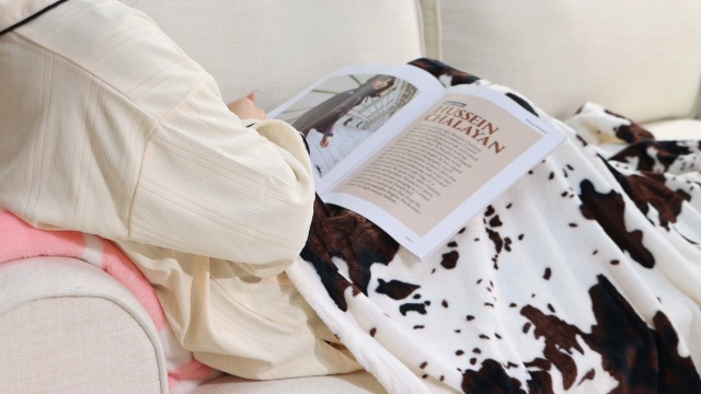 Watch SEEGU Cow Print Blanket on Amazon Live