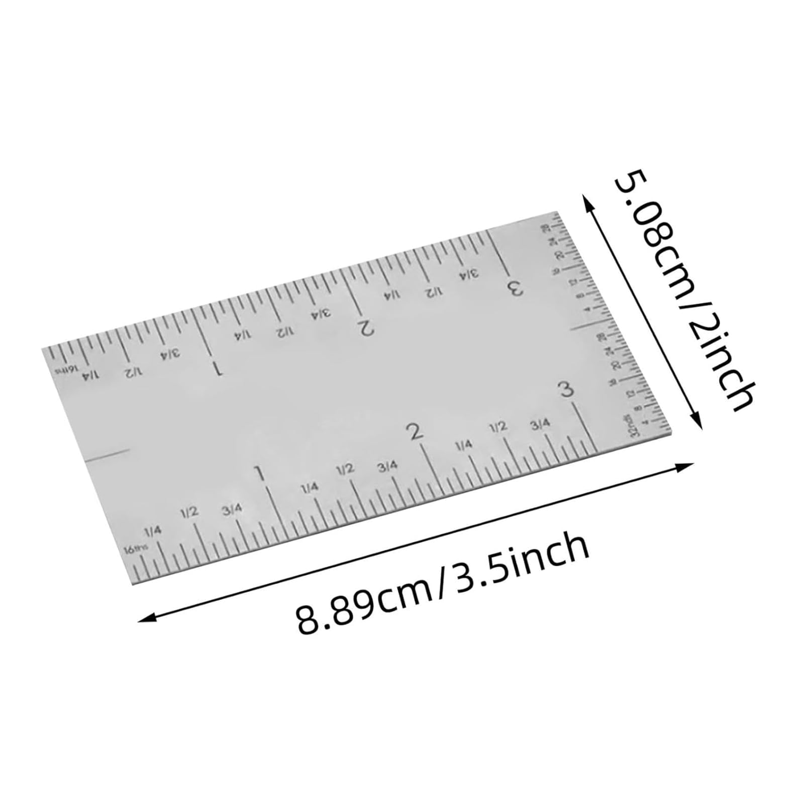 Steel Ruler Pocket Sized Steel Measuring Rule Precisions Repair Man ...
