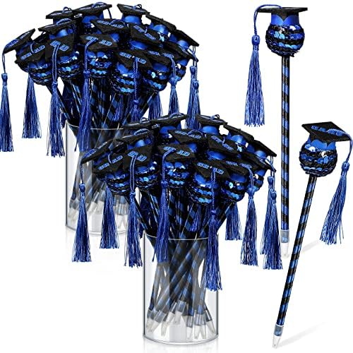 Amazon.com : 48 Pcs Graduation Cap Ballpoint Pen, Congrats Grad ...