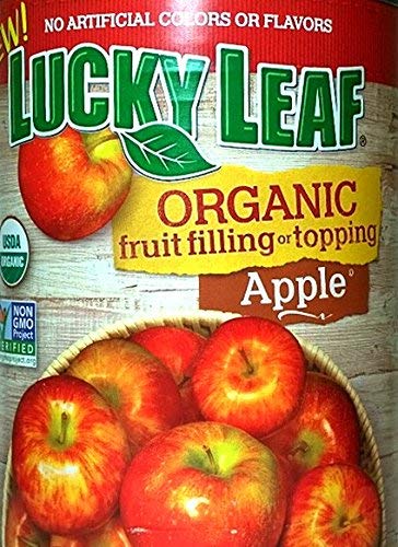 Amazon.com : Lucky Leaf Organic Apple Pie Fruit Filling or Topping 21oz ...