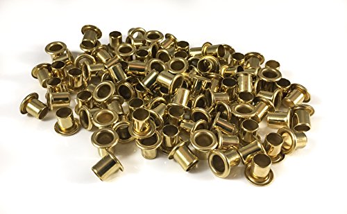 8-9 1/4" Brass Rivets Kydex Eyelets. Set of 100 Kydex Holster - Want It All