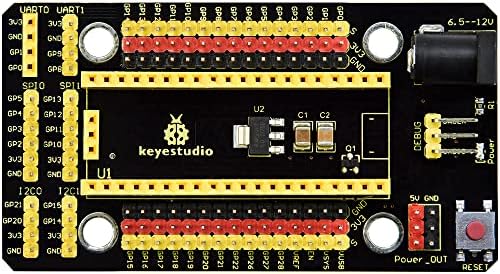 Amazon.com: KEYESTUDIO ReSpeaker 2-Mic Pi HAT Shield for Raspberry Pi 4 ...