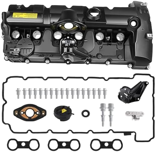 Amazon.com: 11127552281 Engine Valve Cover Kit Endxedo Aluminum Engine ...