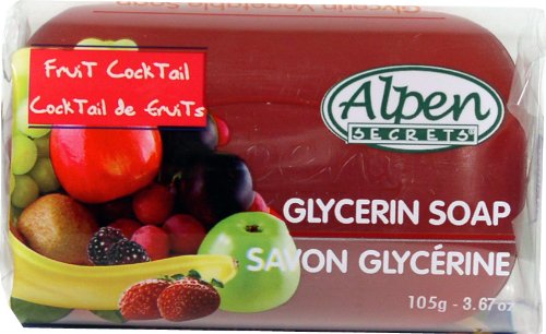 Amazon.com : Alpen Secrets Fruit Cocktail Glycerin Soap, 3.67-Ounce ...