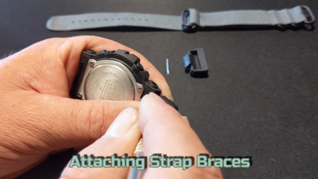 Watch G-SHOCK Band Removal Attaching NATO Strap on Amazon Live
