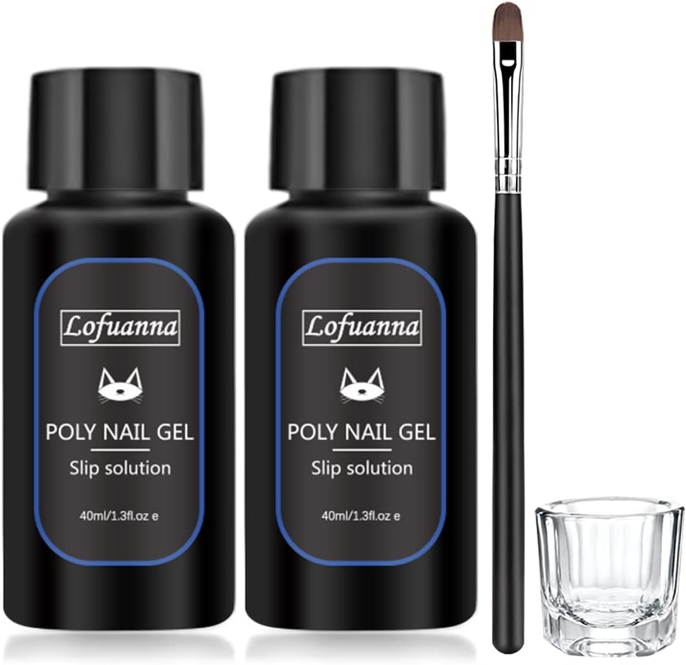 Amazon.com : Morovan Poly Gel Nail Kit: 20 Colors Poly Gel with UV ...