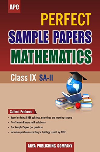 Perfect Sample Papers Mathematics Class IX SA-II : APC: Amazon.in: Books