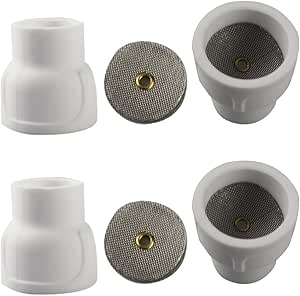 Vaphy #12 Ceramic (4-Pack) White TIG Welding Cup - Amazon.com