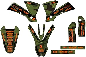 Amazon.com: 2002 SX APACHE Green Senge Graphics Base Kit Compatible ...