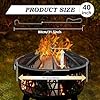 Amazon.com : Fire Pit Spark Screen, 40 Inch Diameter Fire Pit Screen ...