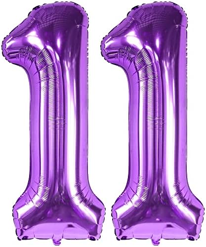 Number 11 In Purple