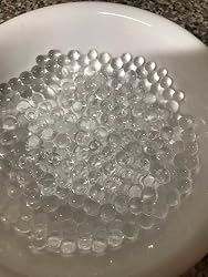 Amazon.com: 100Pcs Floating Blue Polished Glossy Beads Vase Fillers ...
