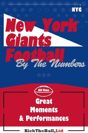 Amazon.com: New York Giants Football: By The Numbers eBook : Kick The ...