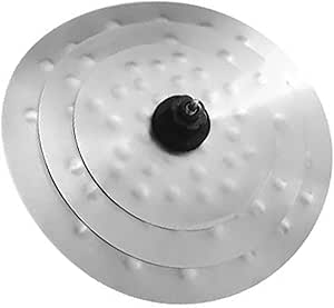 Amazon.com: GDFGVBQ Professional Cymbals Silver Color Alloy Clap Stack ...