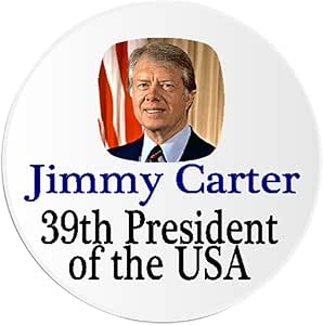 Amazon.com - Jimmy Carter 39th President of The USA - Circle Sticker ...