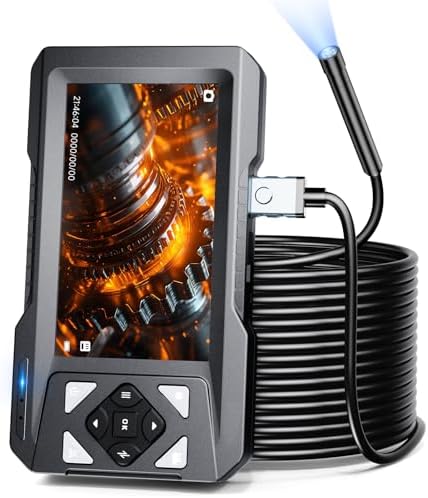 Amazon.com : Industrial HD Digital Borescope, Lightswim 1080P 4.3" IPS ...
