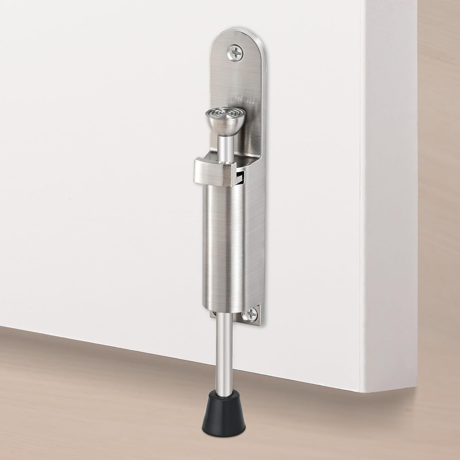 Amazon.com: HOMOTEK Kickdown Door Stopper Heavy-Duty Adjustable Spring ...