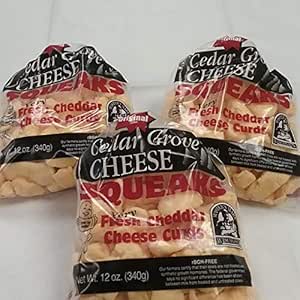 Amazon.com: Cheddar Cheese Curds By Cedar Grove Cheese, White Cheese ...