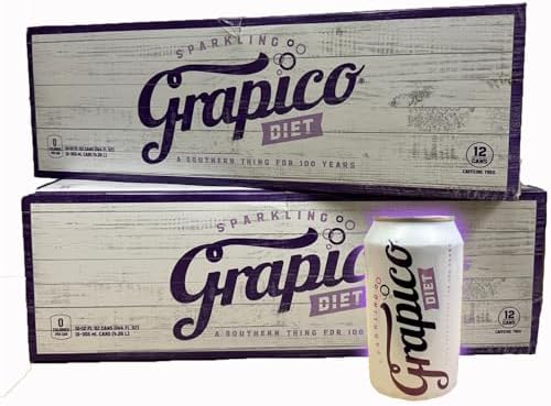 Amazon.com: Grapico Diet Grape Soda 12 Pack Cans Zero Calories Caffeine ...