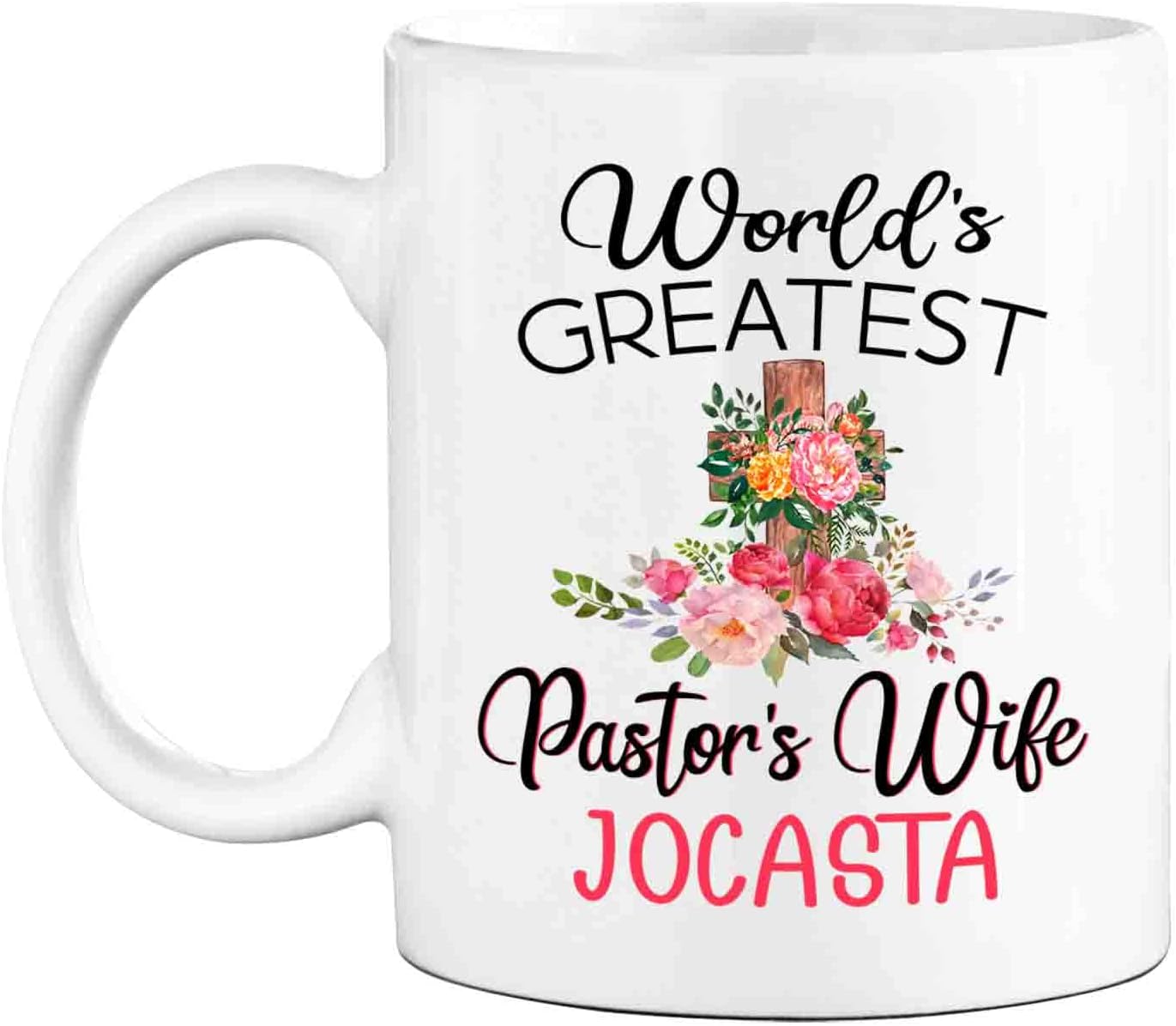 Amazon.com: World's Greatest Pastor's Wife White Coffee Mug Cup ...