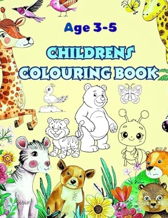 Animal Adventures Coloring Book for Kids Ages 3–5: Roy, Mr Ujjwal Mohan ...
