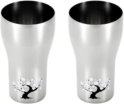 Amazon.co.jp : よこやま 日本製 300ml 感温 ステンレス タンブラー 桜 燕熟の技 EJK-300 : ホーム＆キッチン