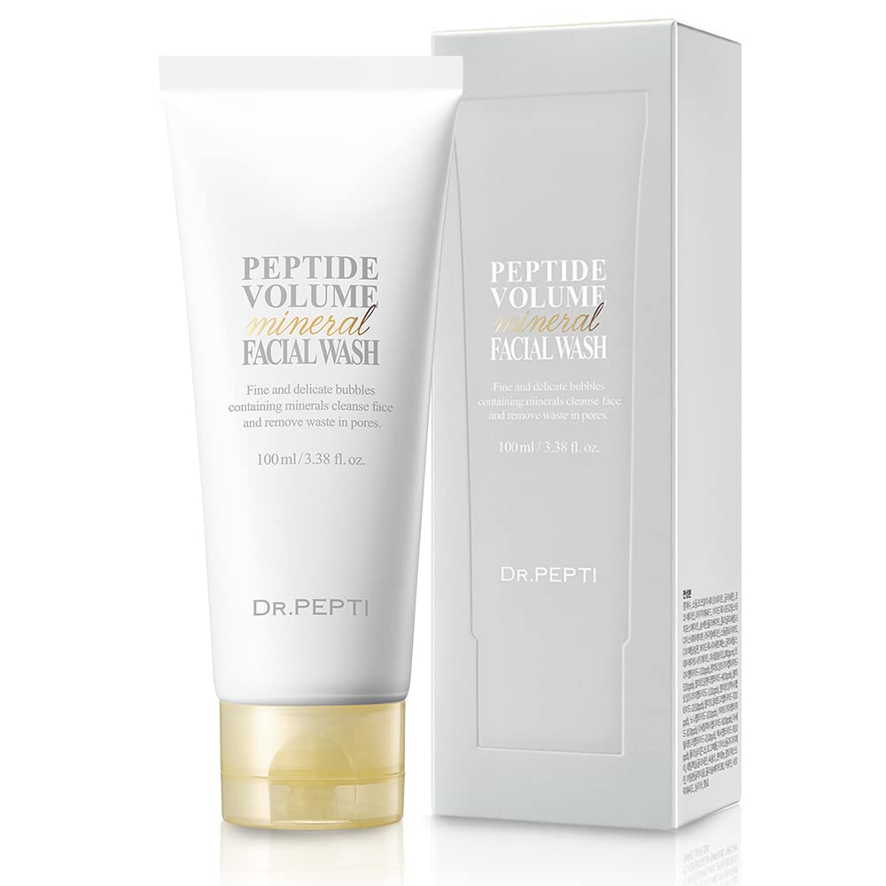 Amazon.com: DR.PEPTI Peptide Volume Mineral Facial Wash 100ml : Beauty & Personal Care