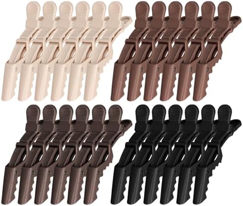 Amazon.com : Ondder 24 Pack Alligator Hair Clips for Styling Sectioning ...